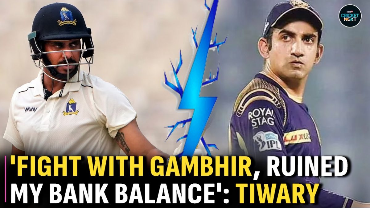 Manoj Tiwary Reveals His Big Fight With Gautam Gambhir In KKR Dressing Room During IPL 2013 - News18