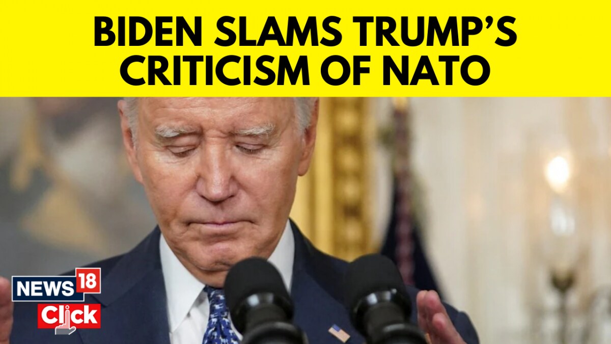 Joe Biden Slams Donald Trump Criticism Of NATO As Shameful - News18