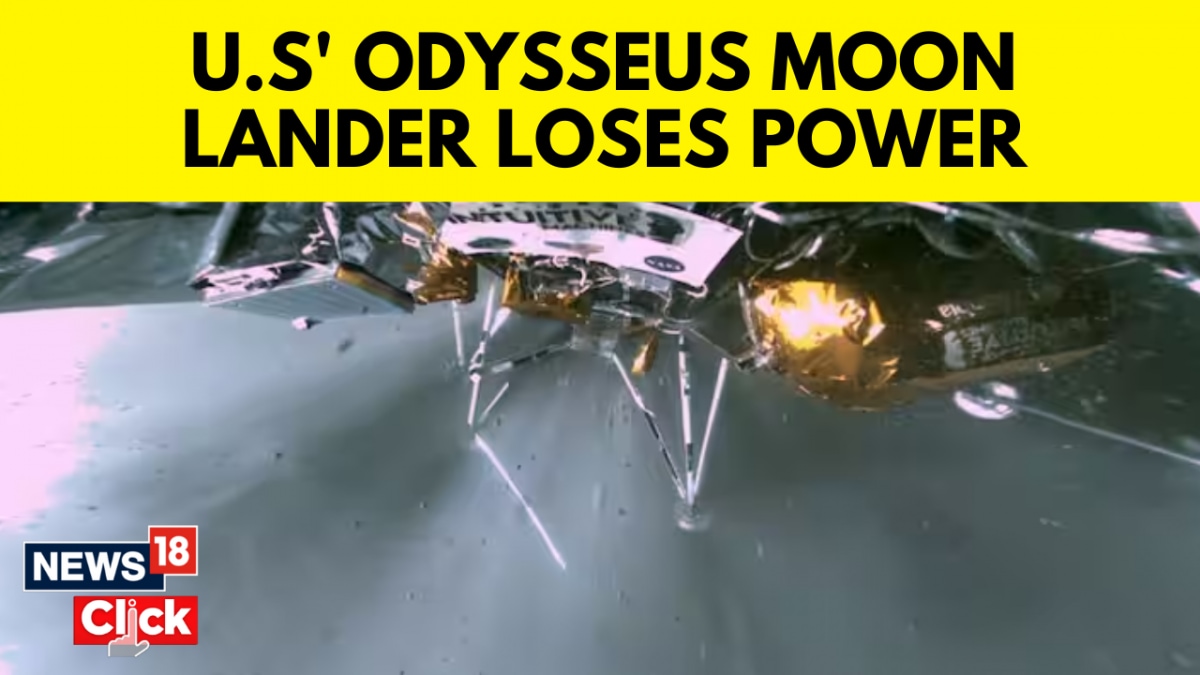 Odysseus Moon Lander To Halt As It Loses Power - News18