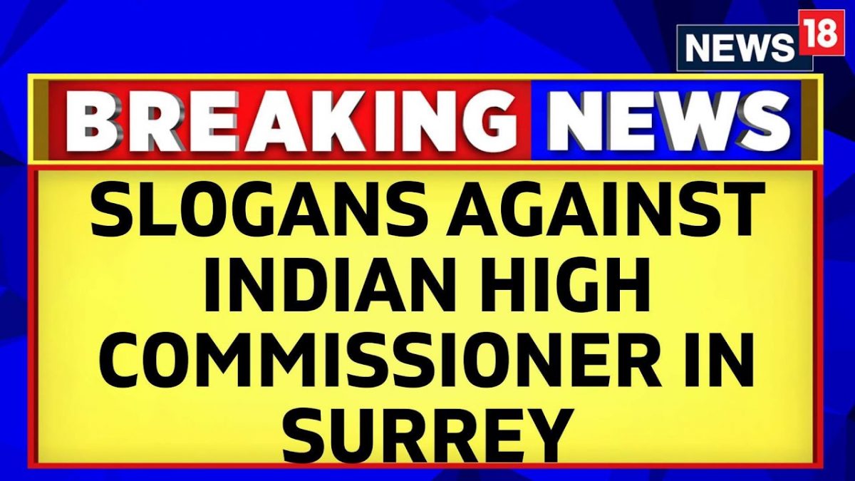 Khalistan News | Slogans raised against Indian High Commissioner Sanjay ...