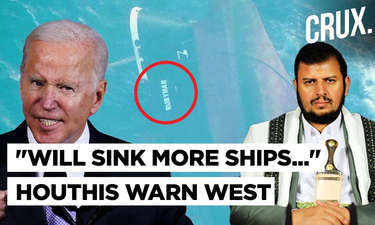 US Confirms Sinking Of UK-Owned ‘Rubymar’ Ship After Houthi Attack ...