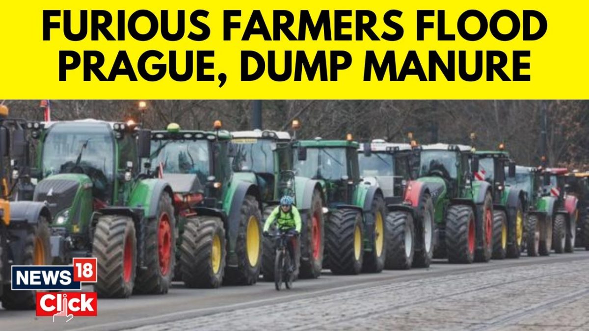 France Framers Protest | Czech Farmers Dump Manure on Prague Streets in ...