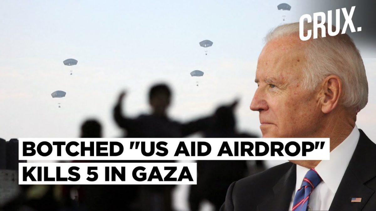 5 Killed as Failed Aid Parachute "Falls Like a Rocket" in Gaza, Israeli ...
