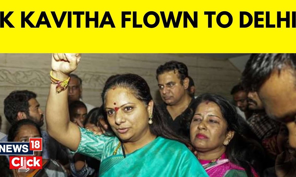 K Kavitha Arrest | BRS' K Kavitha Flown To Delhi After Dramatic Arrest ...