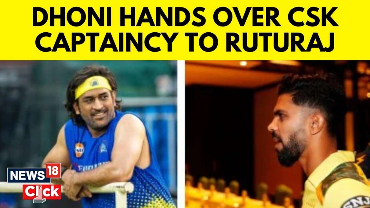 IPL 2024 | MS Dhoni Hands Over CSK Captaincy to Ruturaj Gaikwad | Chennai Super Kings | N18V ...