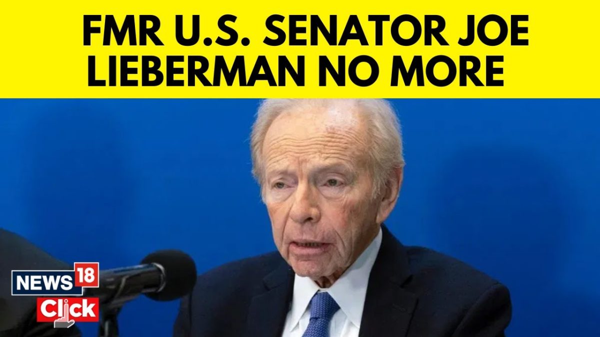 Joseph I. Lieberman, Senator and Vice-Presidential Nominee, Dies at 82 ...