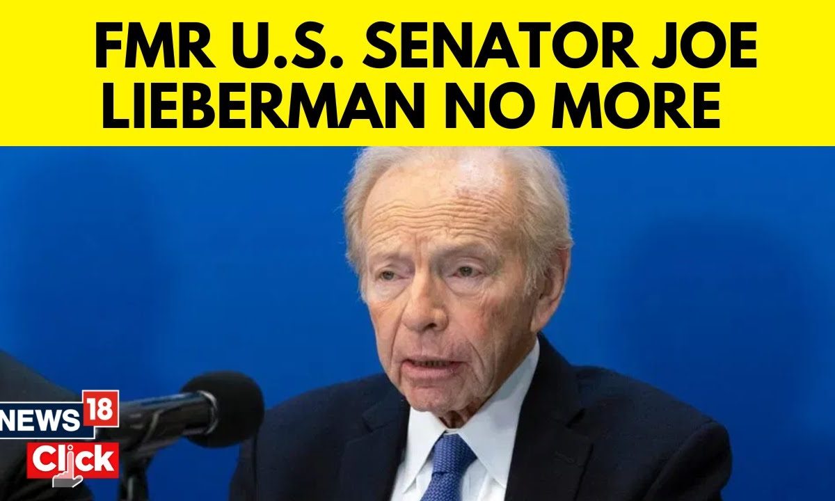 Joseph I. Lieberman, Senator and Vice-Presidential Nominee, Dies at 82 ...