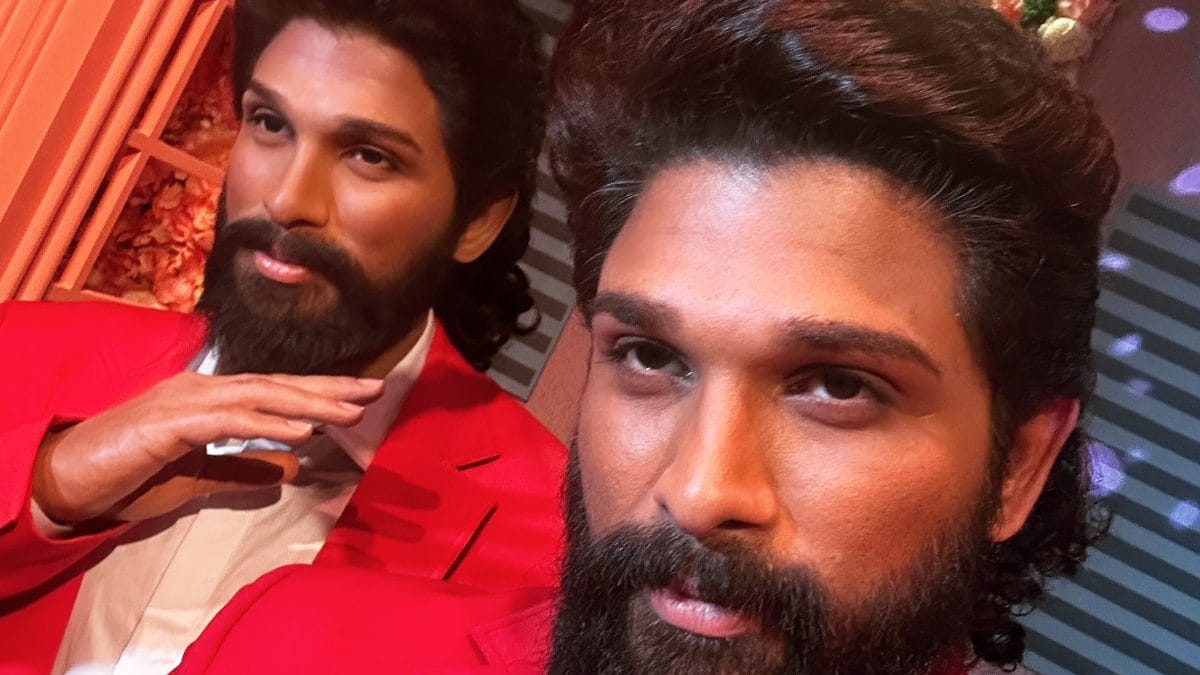 Allu Arjun Poses With His Wax Statue at Madame Tussauds Dubai, Strikes ...