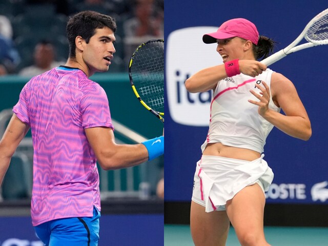 Miami Open: Carlos Alcaraz and Iga Swiatek Dominate But Woes for ...