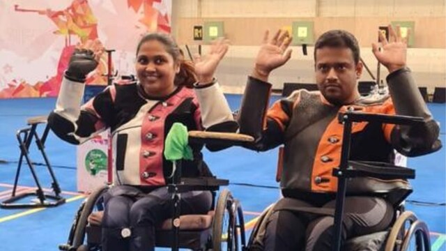 Para Shooting World Cup: Mona Agarwal-Aadithya Giri Duo Grab Silver in ...