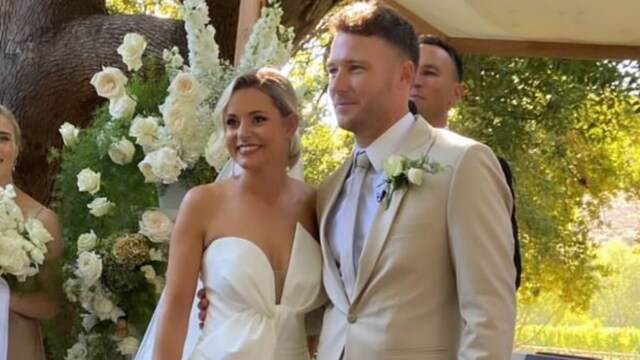 David Miller Exchange Vows With Longtime Girlfriend Camilla Harris in ...