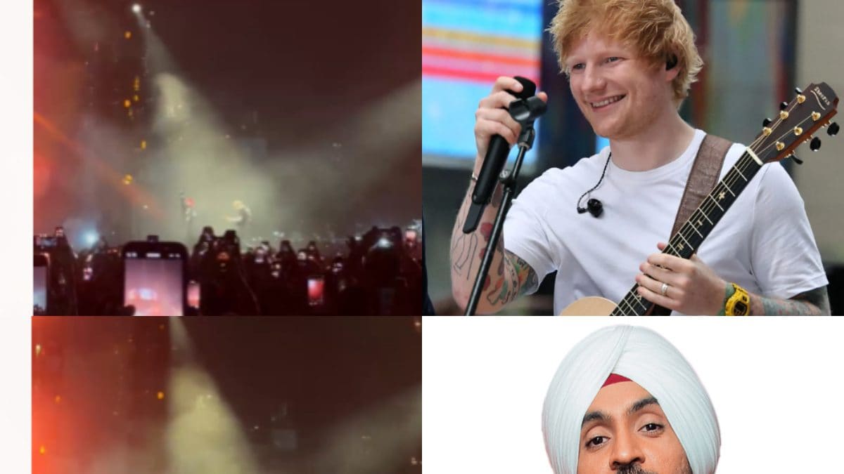 Ed Sheeran, Diljit Dosanjh Set the Stage on Fire With Their 'Lover ...