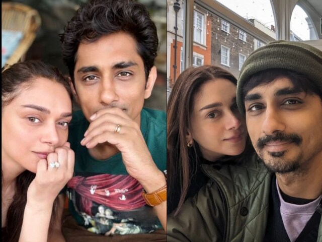 Aditi Rao Hydari and Siddharth Confirm Engagement, Drop Photos Wearing ...