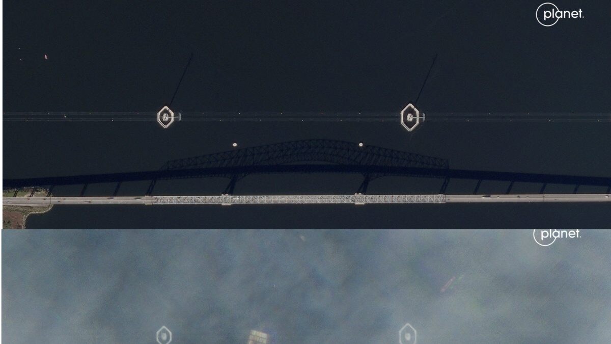 Satellite Images Show Baltimore’s Francis Key Scott Bridge Before And ...