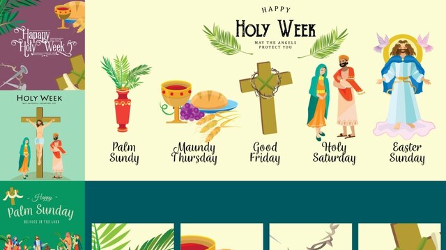 Holy Week Timeline: A Day-by-Day Guide From Palm Sunday to Easter 2024 ...