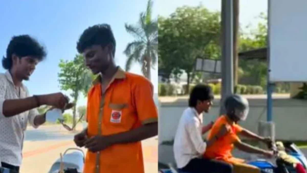 Watch: Tamil Actor KPY Bala Gifts Bike To A Petrol Bunk Employee ...