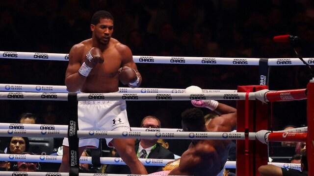 Anthony Joshua Triumphs Over Francis Ngannou With Brutal Second-Round ...