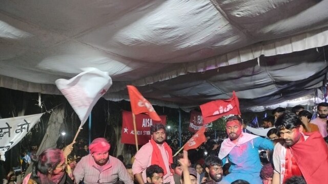 JNU Goes Red Again: Left Dashes ABVP's Hopes In Students' Union ...