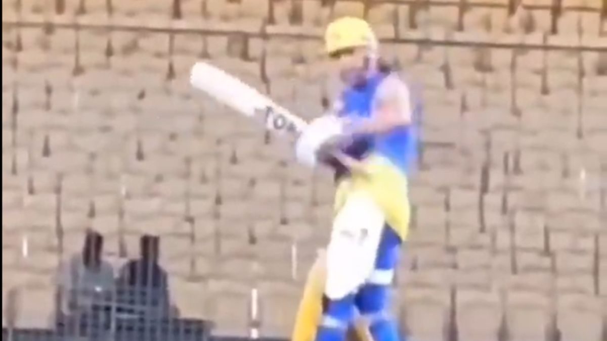 WATCH | Viral Video of MS Dhoni Hitting 'Massive' Sixes at CSK's ...