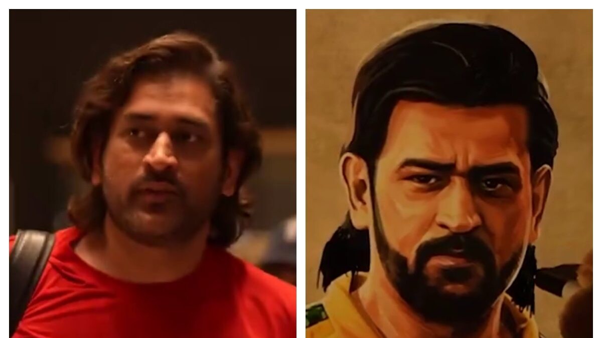 The Long Hair is Back! MS Dhoni Spotted in His Vintage Avatar as 'Thala ...