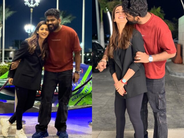 Nayanthara Gets A Kiss From Vignesh Shivan Days After Divorce Rumours ...