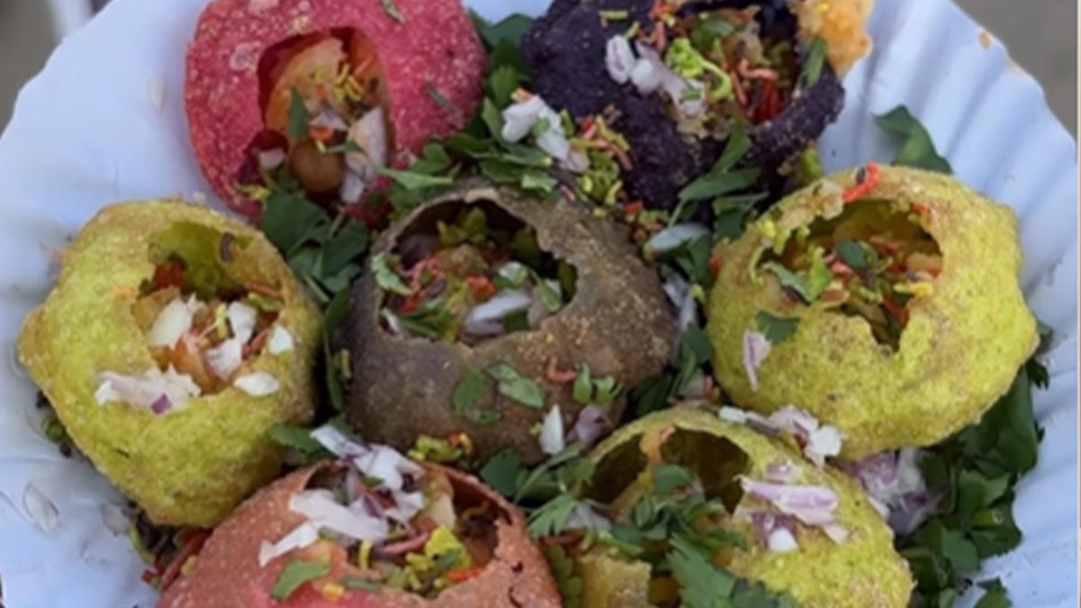 This Street Vendor’s Rainbow Pani Puri Is The Craziest Thing On ...