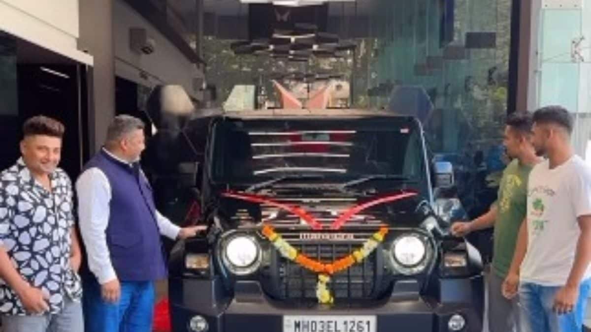 Sarfaraz Khan and Family Gifted a Mahindra Thar SUV Following His Debut ...