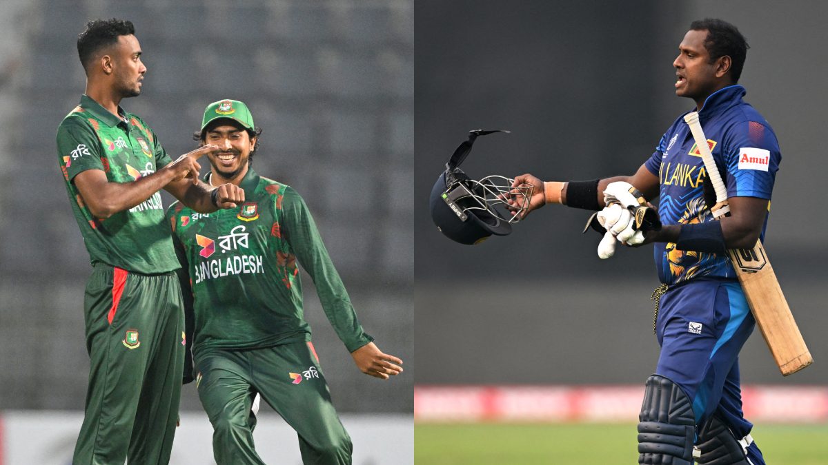 Watch: Bangladesh's Shoriful Islam Teases Sri Lanka With 'Timed Out ...