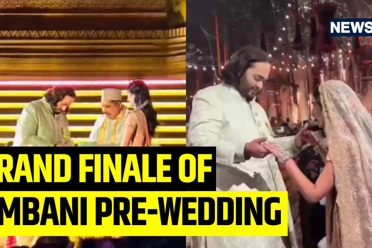 Watch: Anant Ambani-Radhika Merchants Hastakshar ceremony at Jamnagar ...