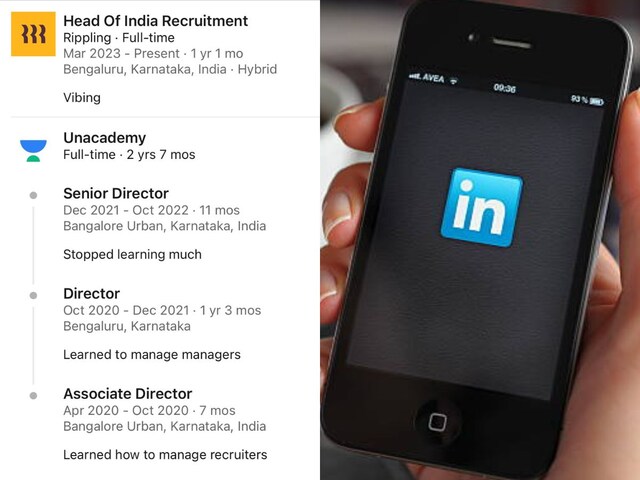 'Vibing': LinkedIn Profile Packed with Short, Hilarious Job Descriptions Goes Viral - News18