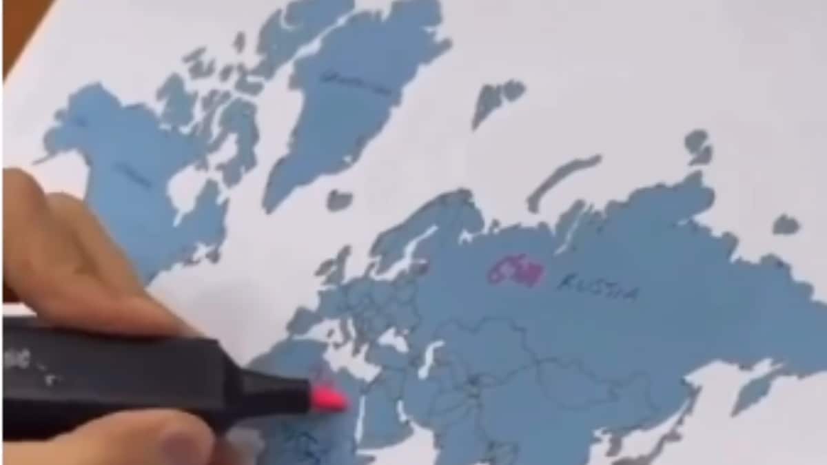 Trending: Man Displays World Map Revealing ‘True’ Size Of Each Country ...
