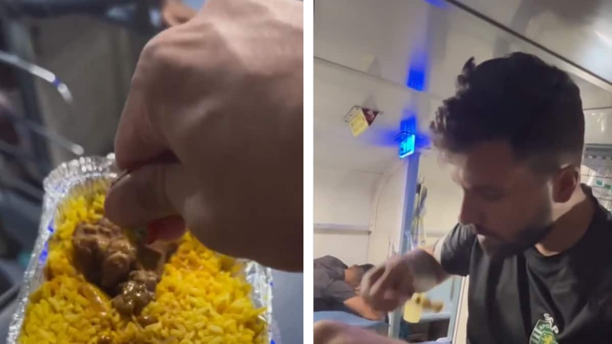 Travel Influencer Tries Chicken Biryani On 'India's Cheapest Train' And ...