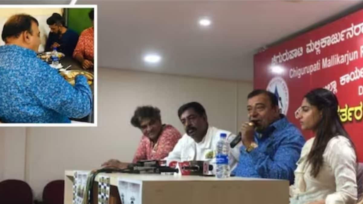 Actor Doddanna Joins Karimani Mallika Craze, Sings Classic Tune At Film ...