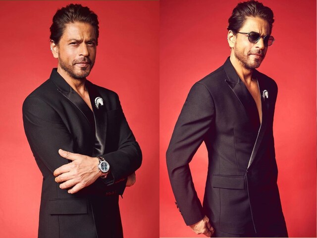 Shah Rukh Khan, In Custom Manish Malhotra Suit With Stallion Brooch, Is ...