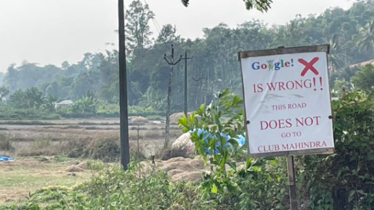 Trending: Locals Set Up 'Google Is Wrong' Signboard To Warn Travellers ...