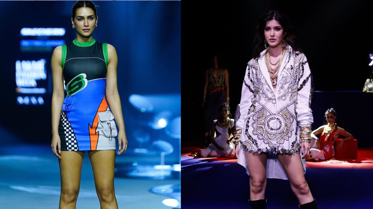 Kriti Sanon’s Colourblocked OOTD And Shanaya Kapoor’s Boho Chic Avatar ...