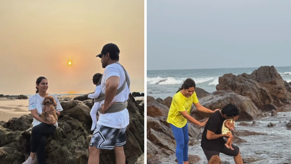 Inside Ram Charan And Upasana Kamineni's Daughter Klin's First Beach ...