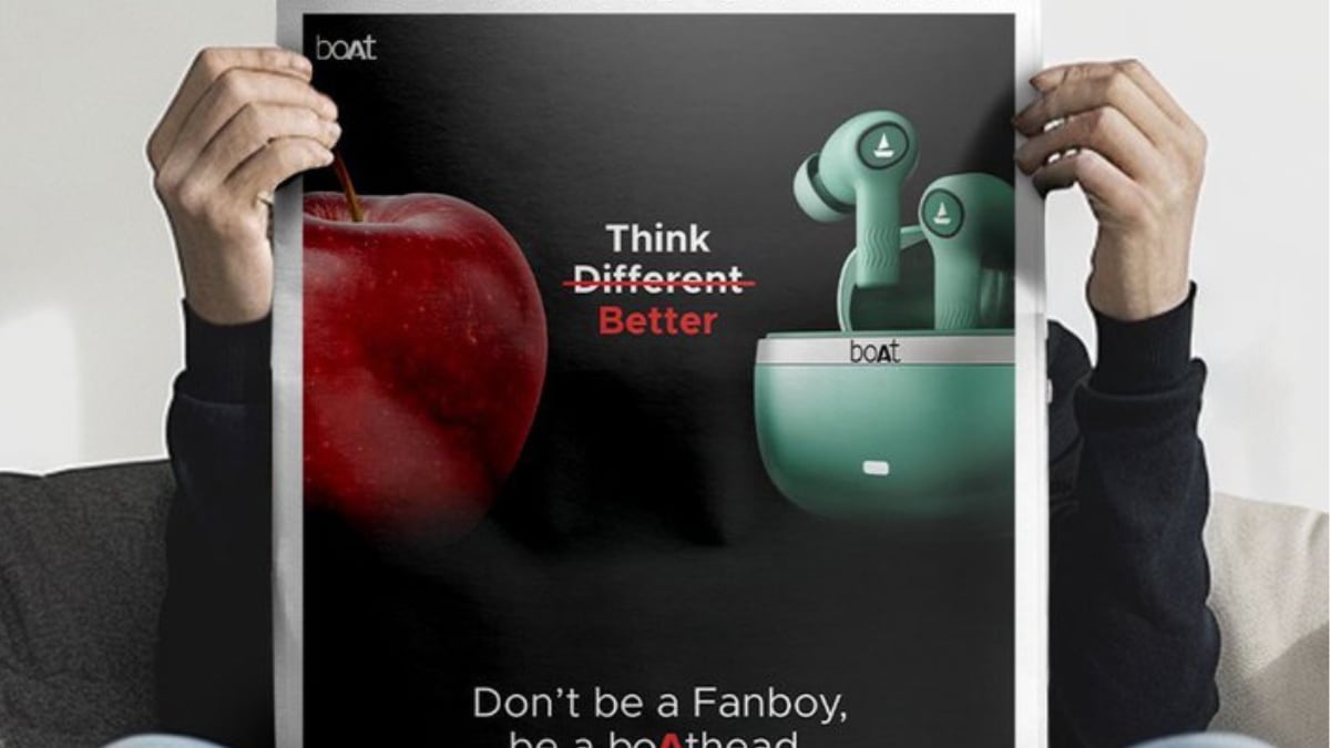 'Don't Be A Fanboy': boAt's New Ad Campaign Takes On Apple, Sparks ...