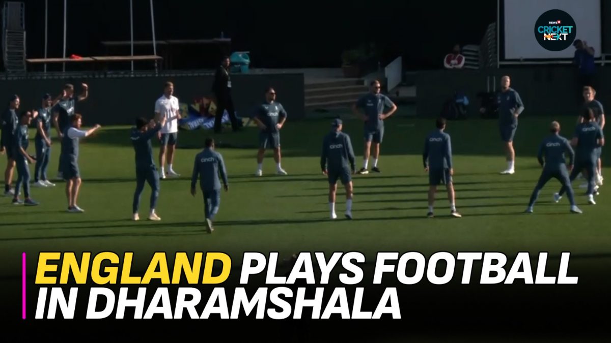 England Team Playing Football in the Stadium after Test Match | Ind vs ...