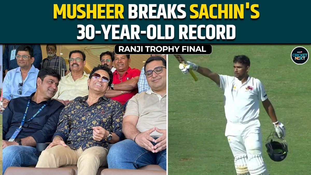 Musheer Khan Breaks Sachin Tendulkars 30-Year-old Record in his ...
