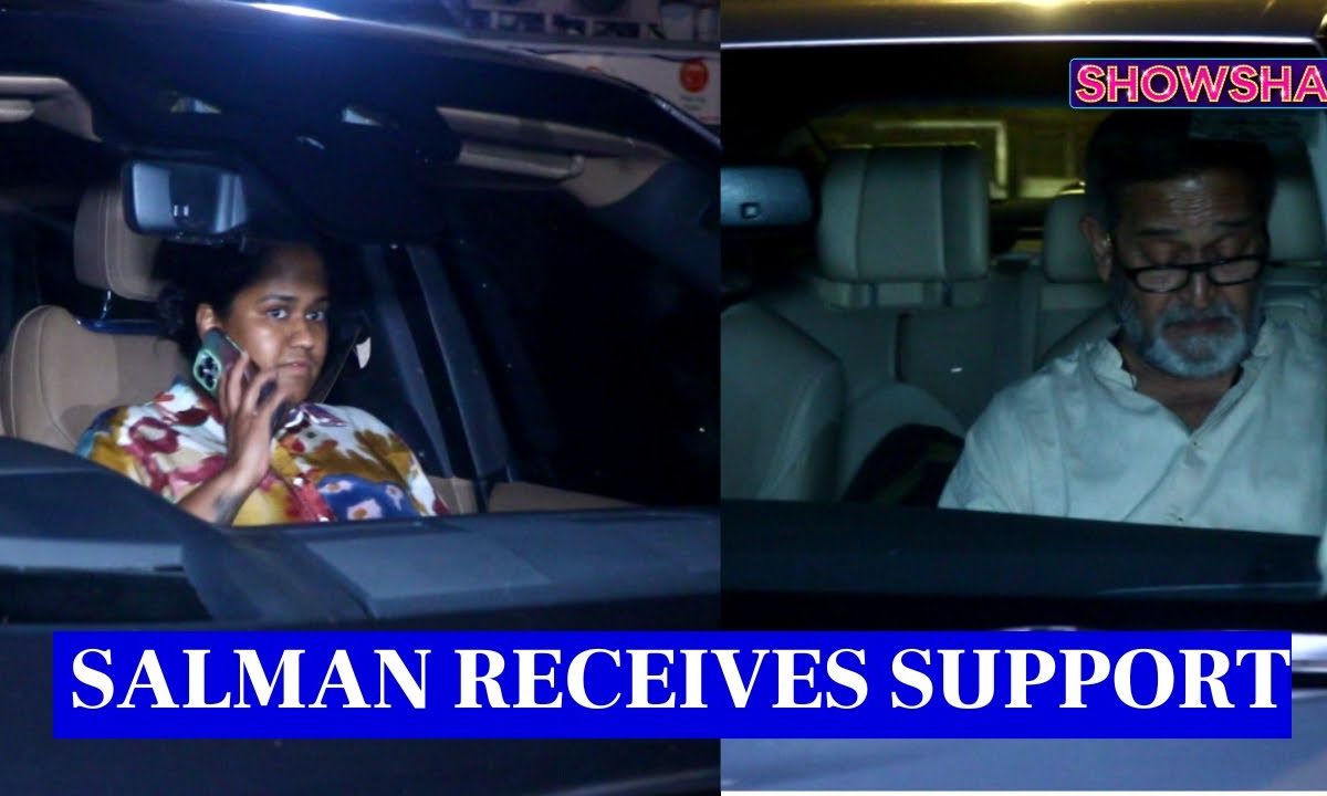 Salman Khan's Sister Arpita Khan & Friend Mahesh Manjrekar Pay Him A Visit After Firing Incident ...