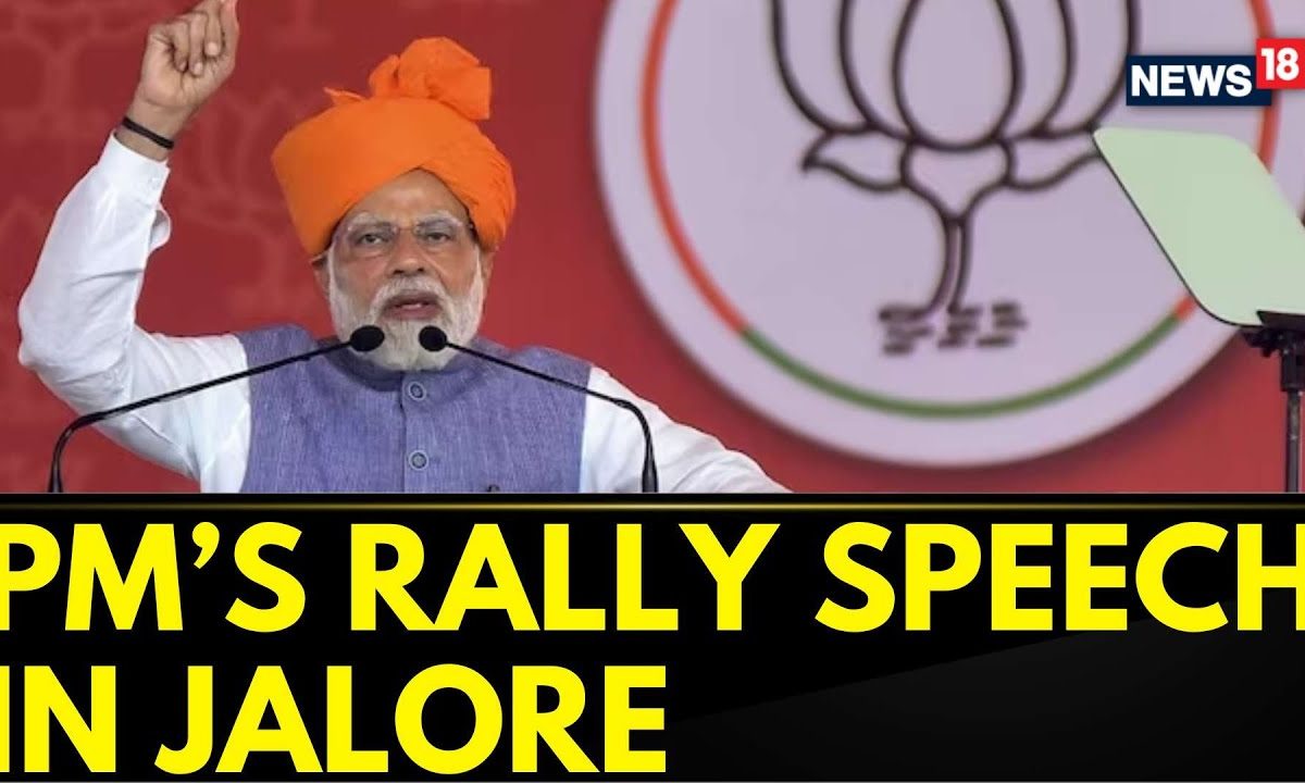 PM Modi Speech | PM Modi Addresses Rally In Rajasthan's Jalore | Lok ...