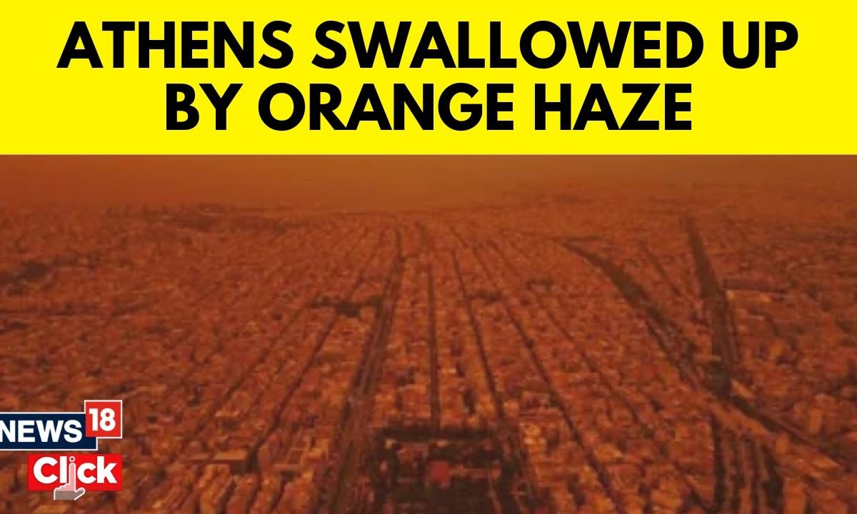 Orange Haze Storm | Athens Swallowed Up By Orange Haze From Sahara Dust ...