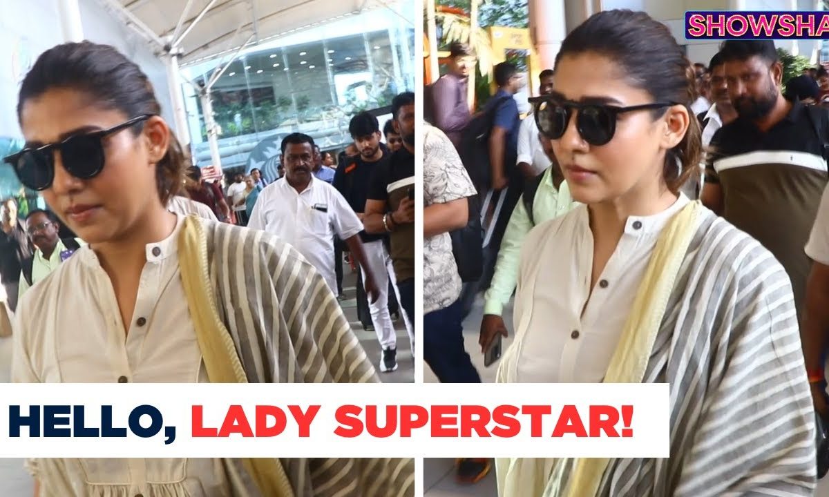 'Lady Superstar' Nayanthara Looks Gorgeous As She Makes Her Way Out Of ...