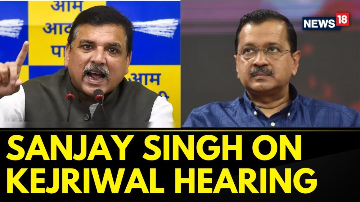 Aam Aadmi Party Leader Sanjay Singh Press Conference On Arvind Kejriwal ...