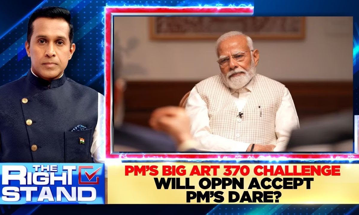Modi News | I Challenge Congress To Say They Will Restore Article 370 ...