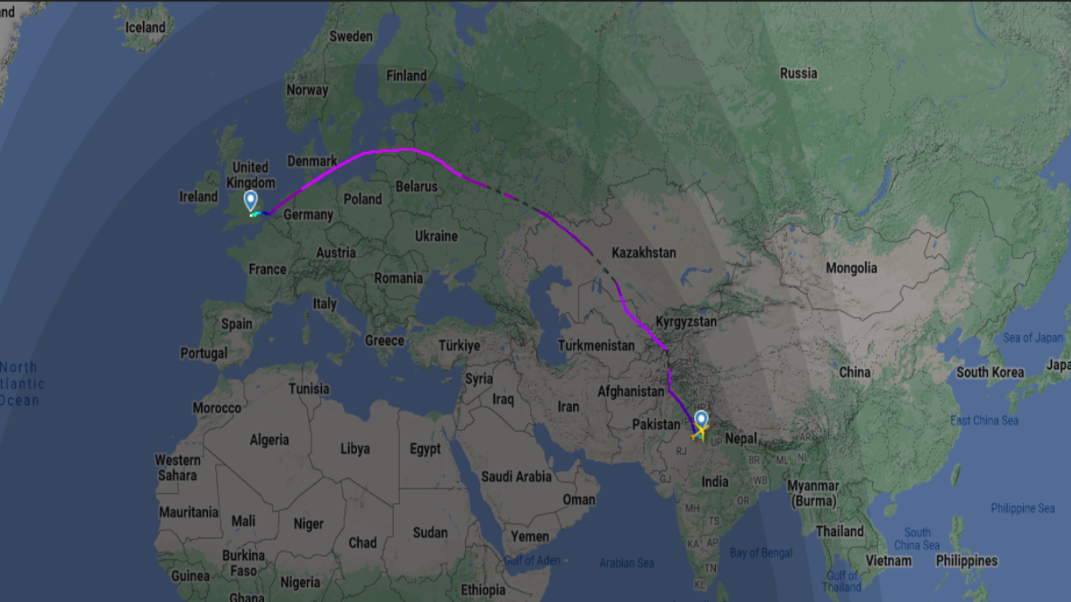 Air India Flights Avoid Iranian Airspace As Tensions Spiral In West ...
