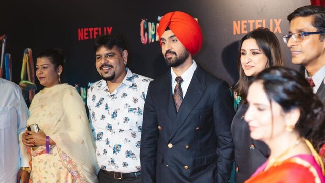 Amar Singh Chamkila's Son Jaiman Hugs Diljit Dosanjh, Takes Selfie With ...