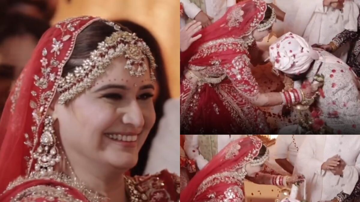 Arti Singh Blushes as Hubby Dipak Chauhan Goes Down on One Knee In ...