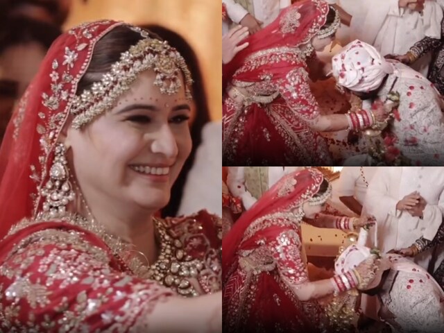 Arti Singh Blushes as Hubby Dipak Chauhan Goes Down on One Knee In ...